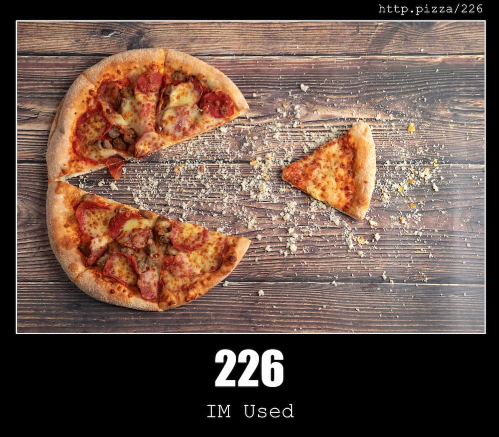 HTTP Status Pizzas API - A pizza image for every HTTP Status Code
