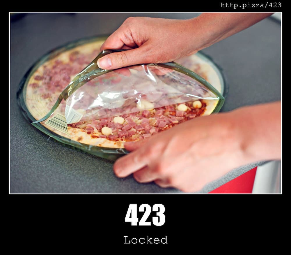 423 Locked - HTTP status code and dogs!