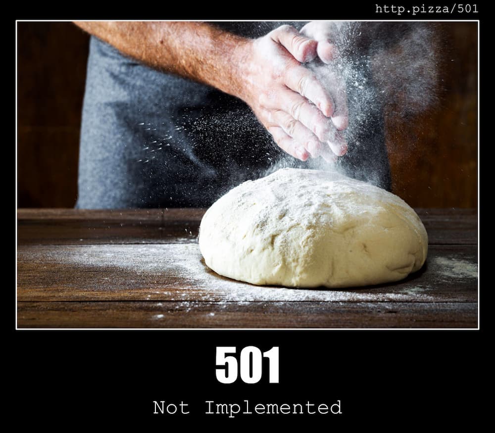 501 Not Implemented - HTTP status code and dogs!
